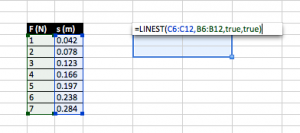 Finding Standard Error of Slope and Y-Intercept using LINEST in Excel (Linear Regression in ...